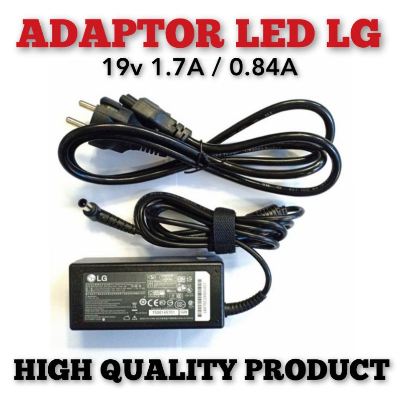 Jual ADAPTOR MONITOR LED / LCD LG 19v 2.1A / 1,7A / 0.84A HIGH QUALITY ...