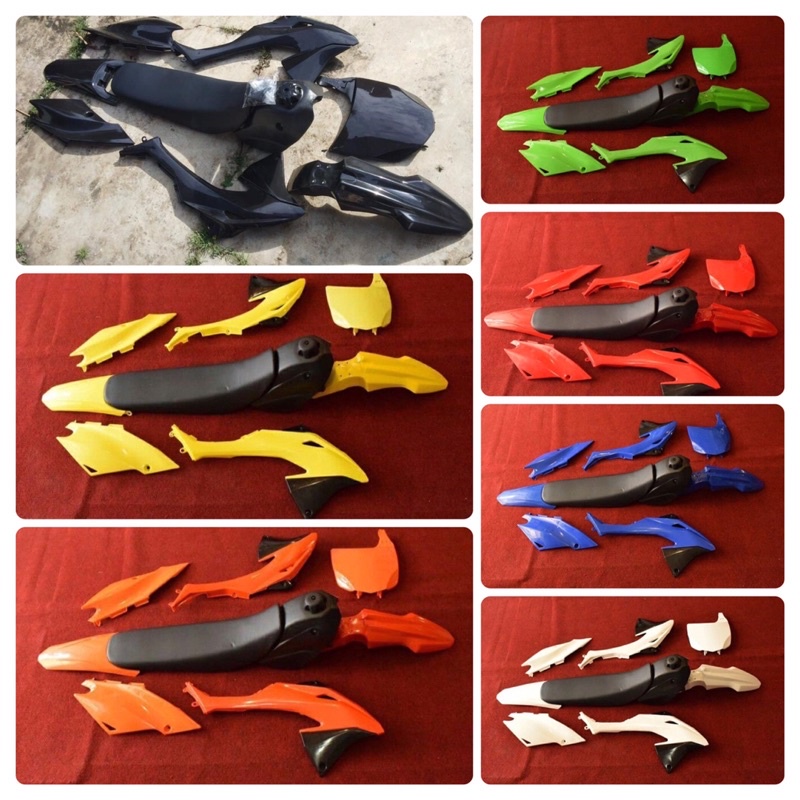 Jual BODY KIT ASSY KLX BF DELTA BODY SET COVER LENGKAP KLX 150 BF TRAIL ...