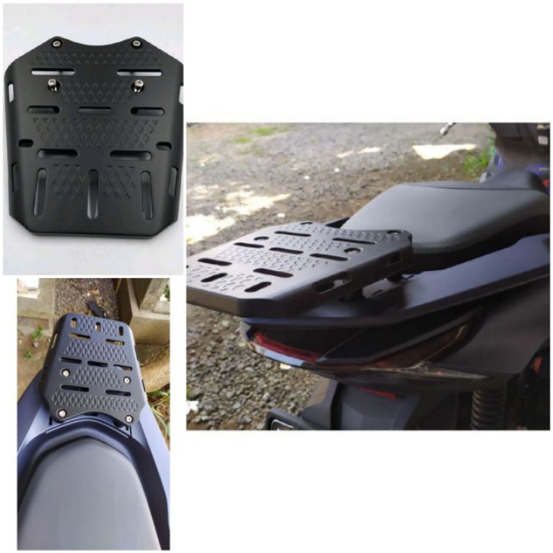 Jual harga murah BRACKET BOX / BEHEL BOX HONDA PCX 150 / PCX 160 LOKAL BAHAN FULL ALUMUNIUM PNP ...