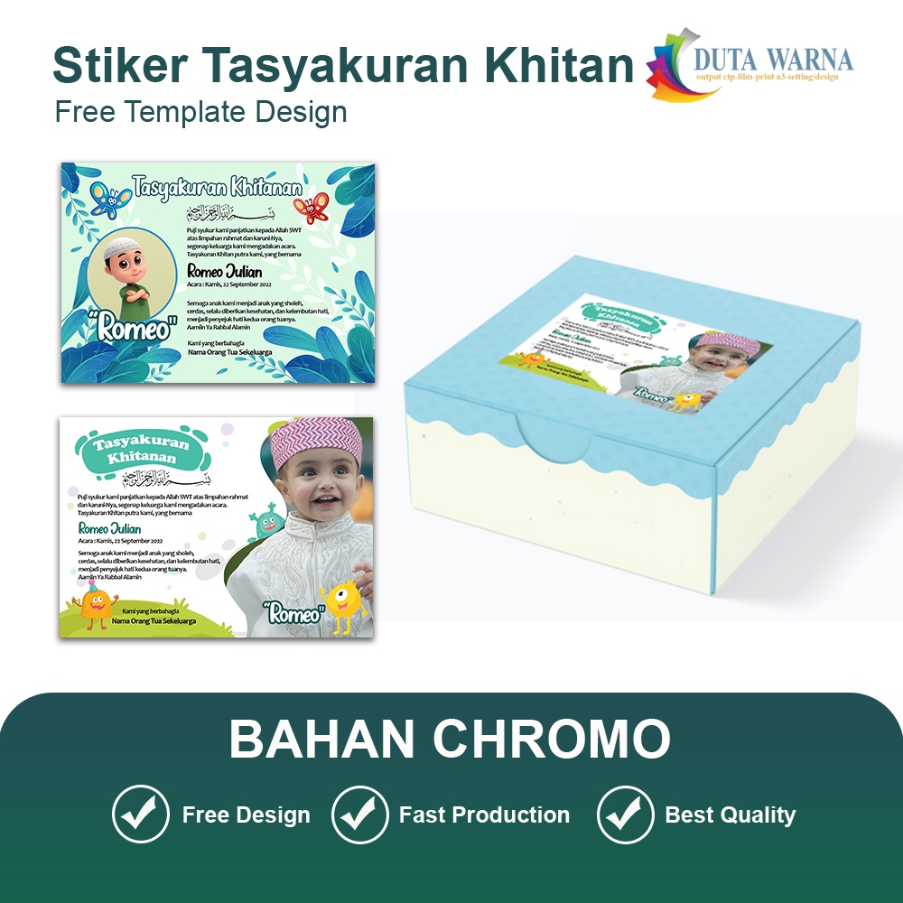 Jual STIKER SYUKURAN KHITANAN / STIKER KHITANAN NASI BOX / STIKER ... Jual STIKER SYUKURAN KHITANAN / STIKER KHITANAN NASI BOX / STIKER ...