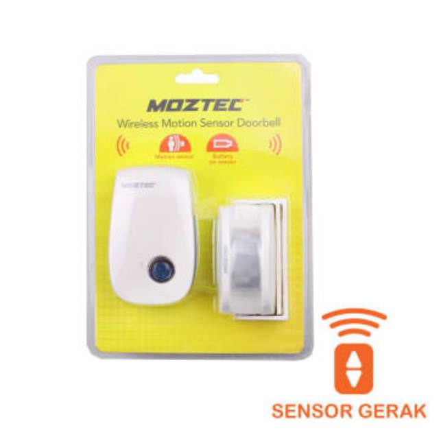 Jual Moztec Bel Pintu Dengan Sensor Gerak | Shopee Indonesia