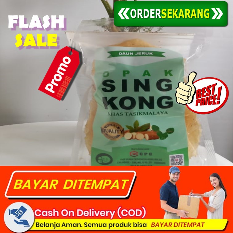 Jual Opak Singkong Mentah Khas Tasikmalaya Rasa Daun Jeruk enak gurih ...