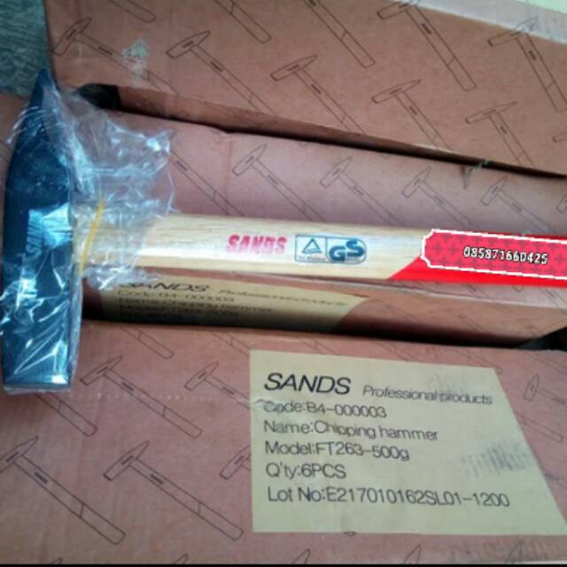 Jual Palu Chipping Palu Tukang Las Gagang Kayu - Wood Welding Hammer ...