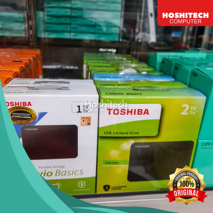 Jual TOSHIBA CANVIO BASIC 1TB 2TB USB 3.0 HDD EXTERNAL HARDISK GARANSI 3TH | Shopee Indonesia