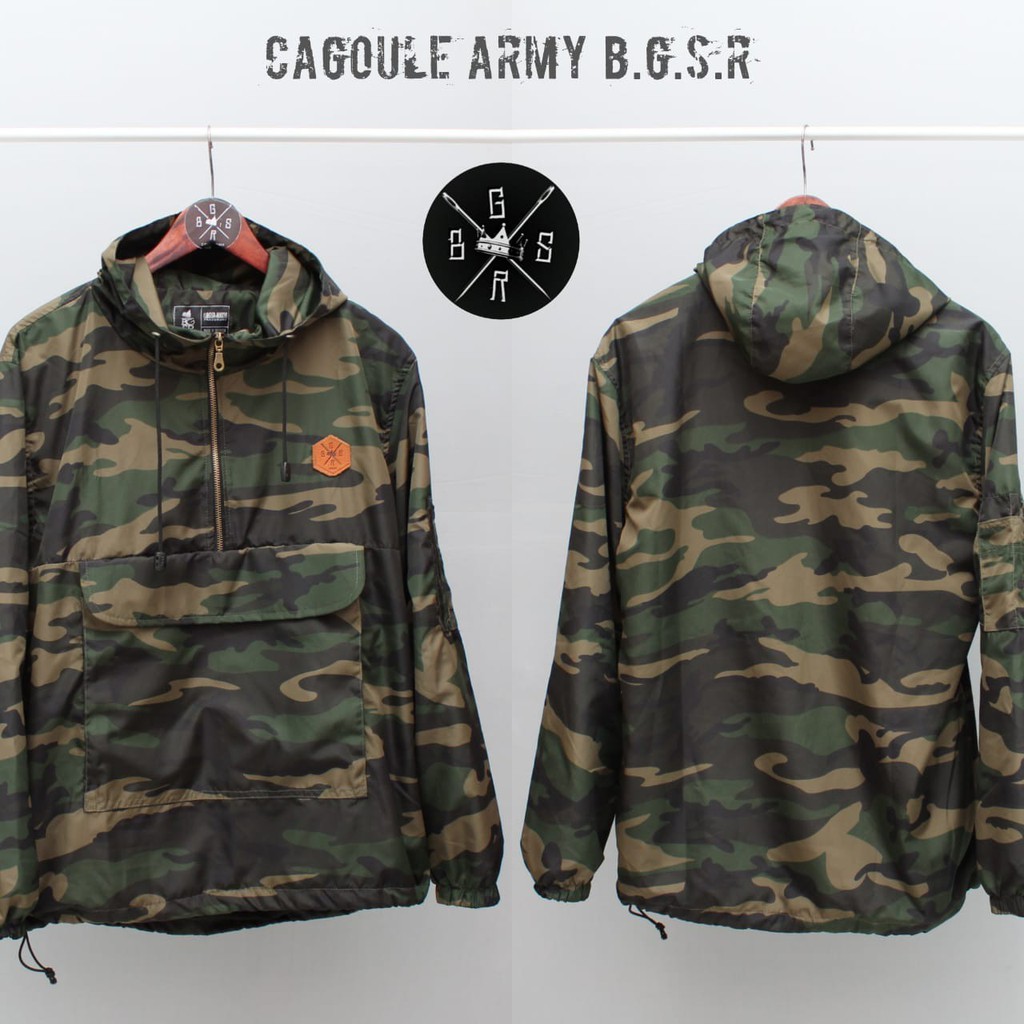 Jual JACKET CAGOULE CAMO LORENG ORIGINAL BGS - JAKET PRIA - JAKET ...