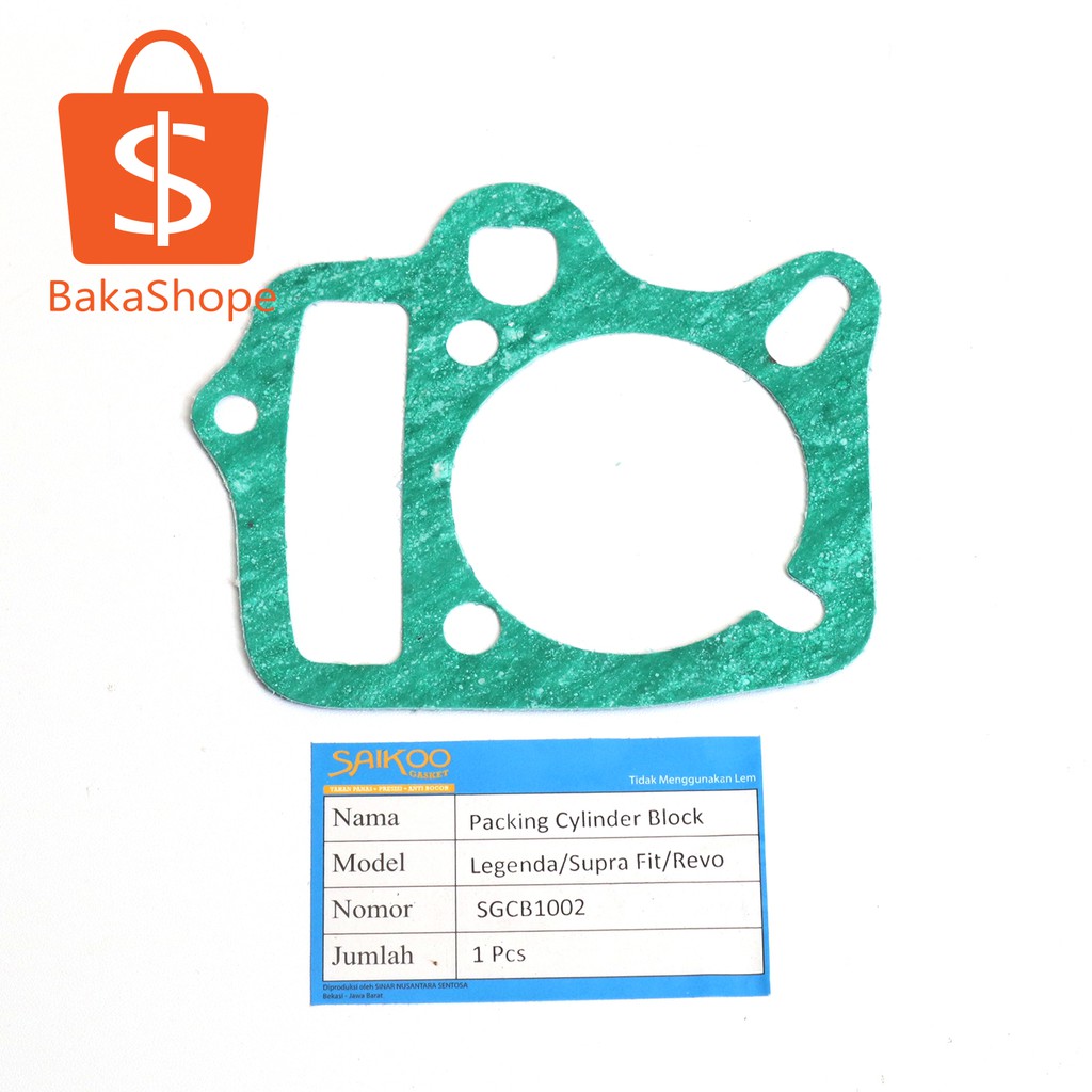 Jual Paking Gasket Cylinder Block Honda Legenda Supra Fit Revo | Shopee Indonesia