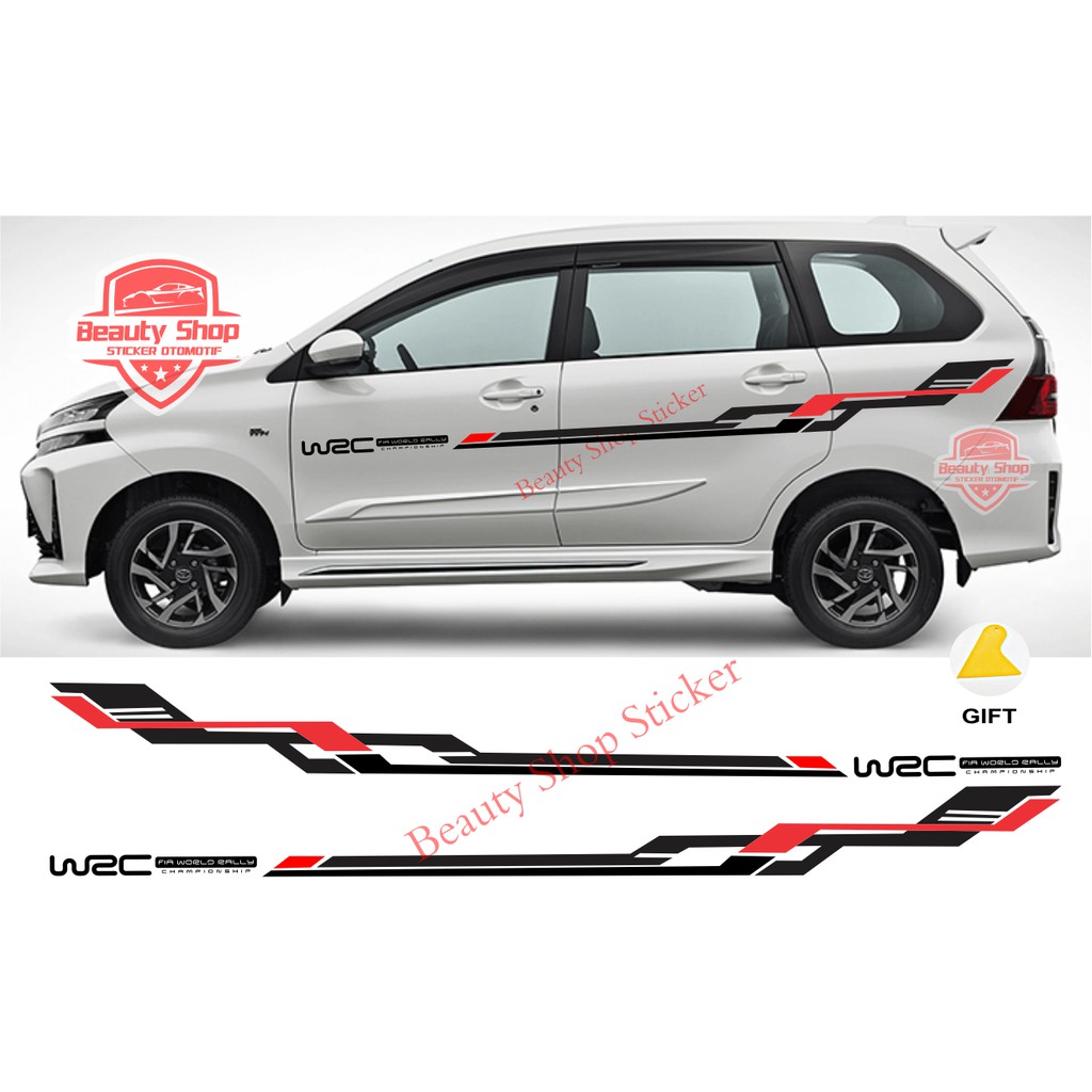 Jual sticker mobil stiker mobil suv sedan mpv city car universal car ...