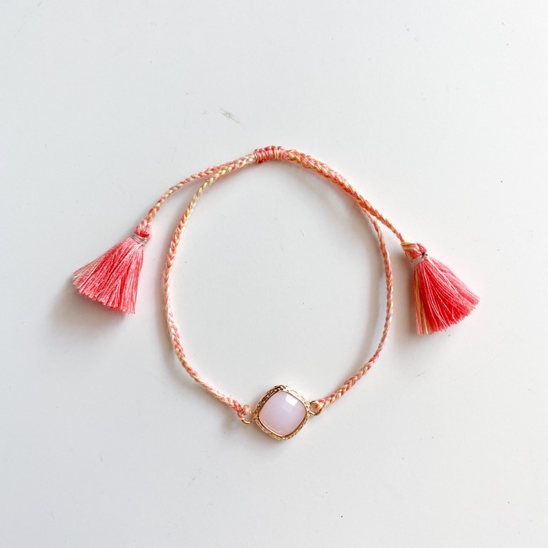 Jual gelang tangan druzel pink in rainbow ruby set loliastuff (gelang ...