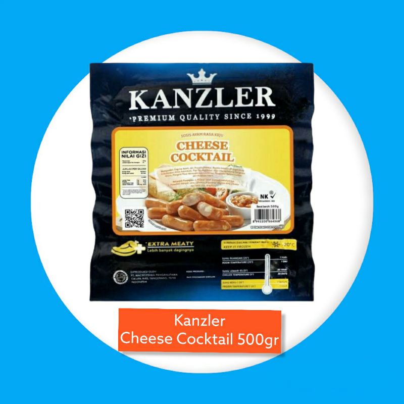 Jual Kanzler Cheese Cocktail 500gr | Shopee Indonesia