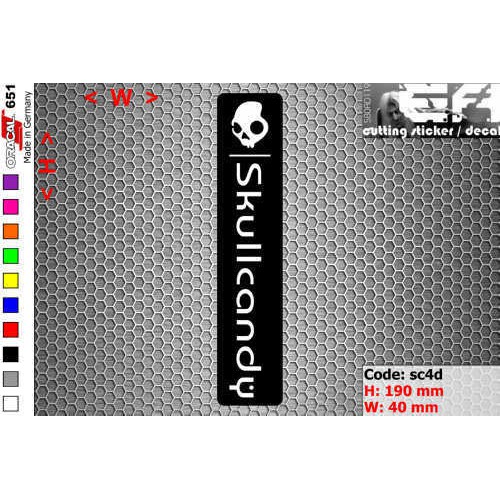 Jual ea cutting sticker / decal Code: sc4d ( skullcandy ) | Shopee ...