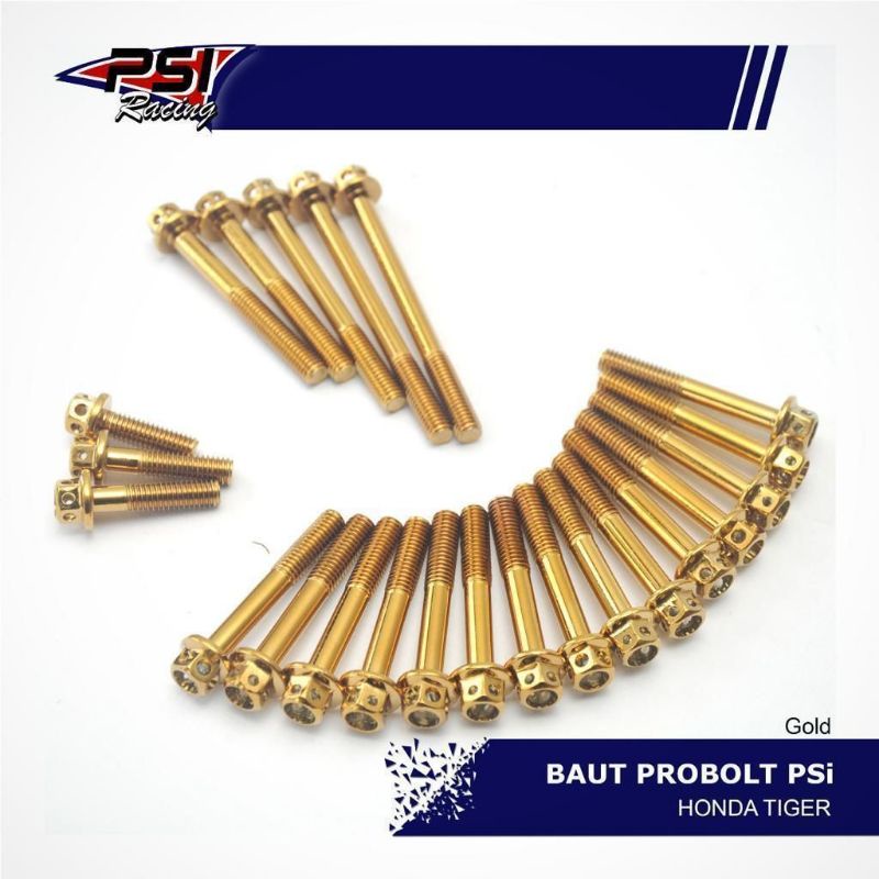 Jual baut probolt calter set gl mp tiger import full cnc | Shopee Indonesia