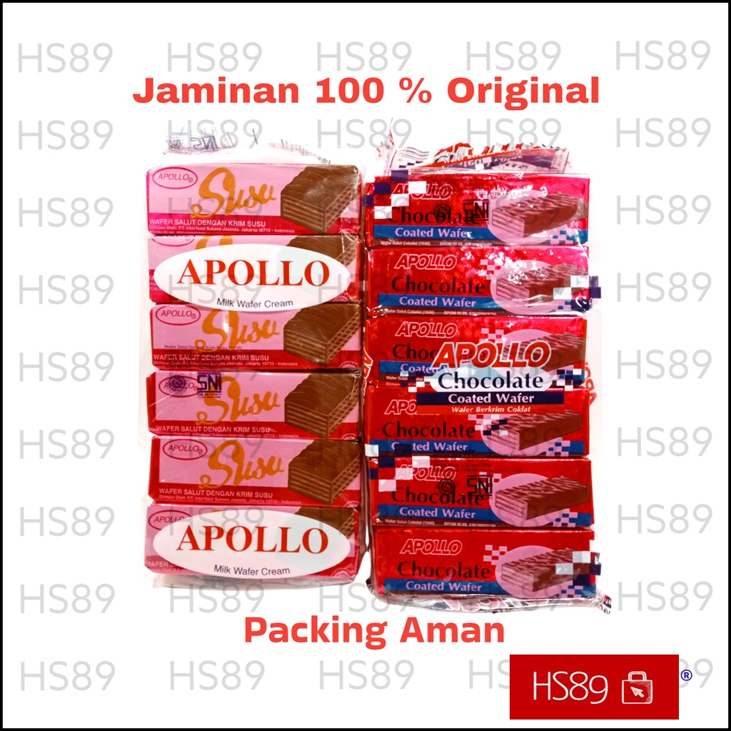 Jual Apollo Wafer 12 pcs Malaysia Coklat Susu - Wafer Apollo | Shopee ...