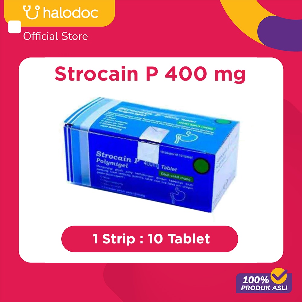 Jual Strocain P 400 mg 10 Tablet | Shopee Indonesia