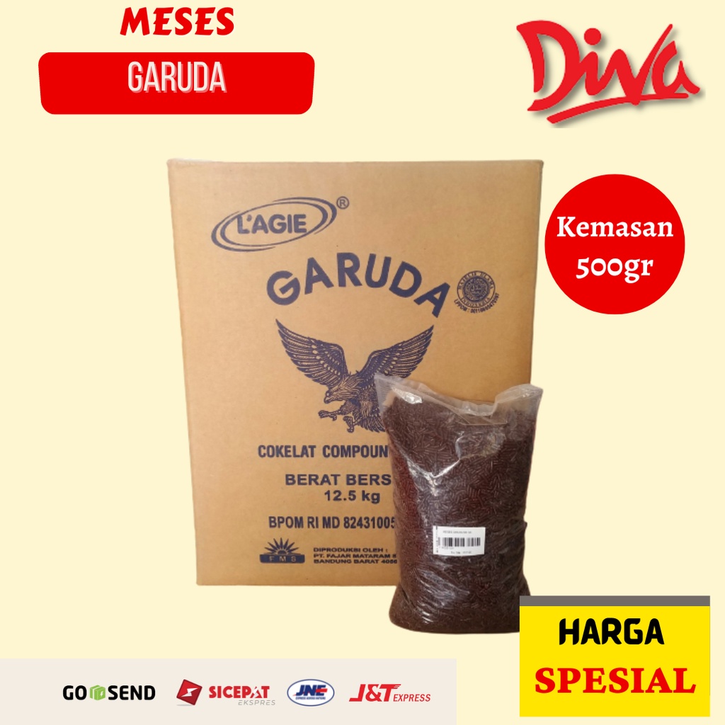 Jual [500gr] Meses Garuda kemasan los / Mesis coklat | Shopee Indonesia