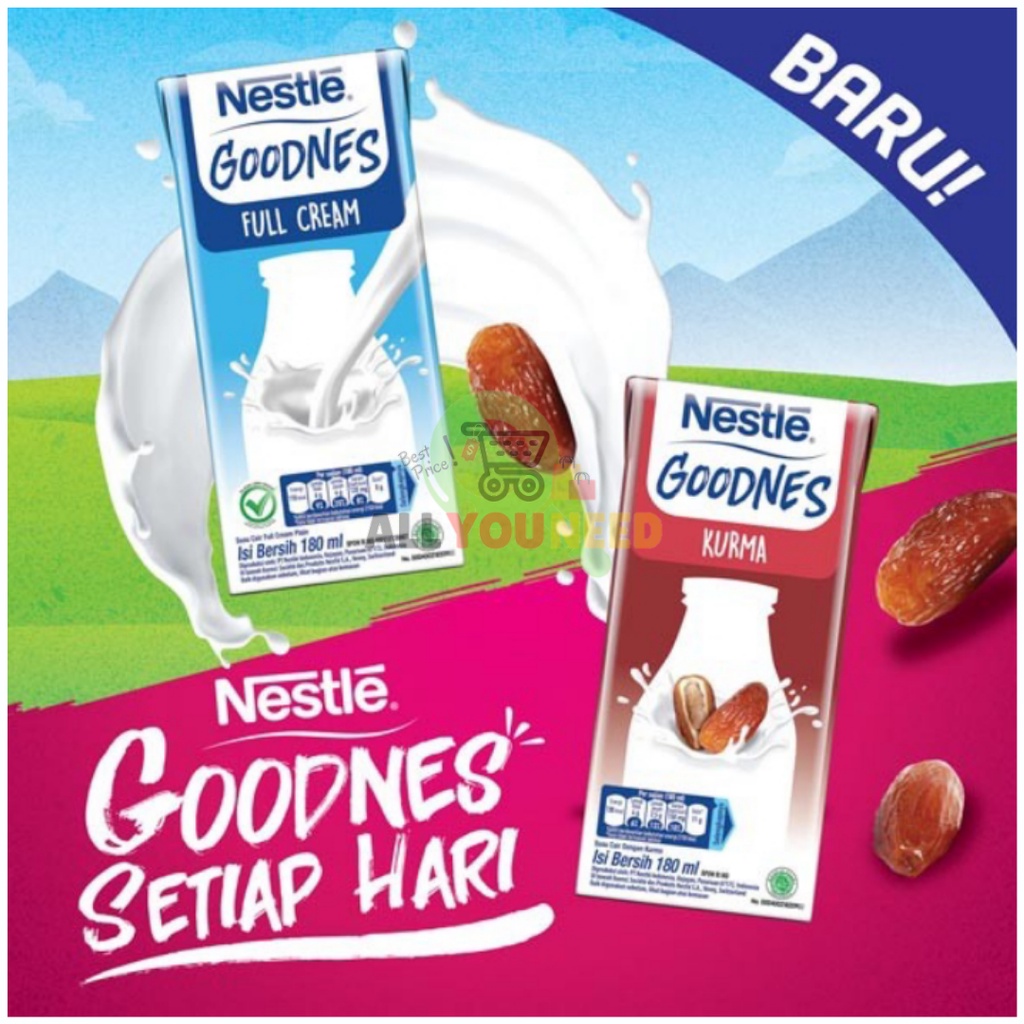 Jual Nestle Goodnes Susu UHT 180ml | Shopee Indonesia
