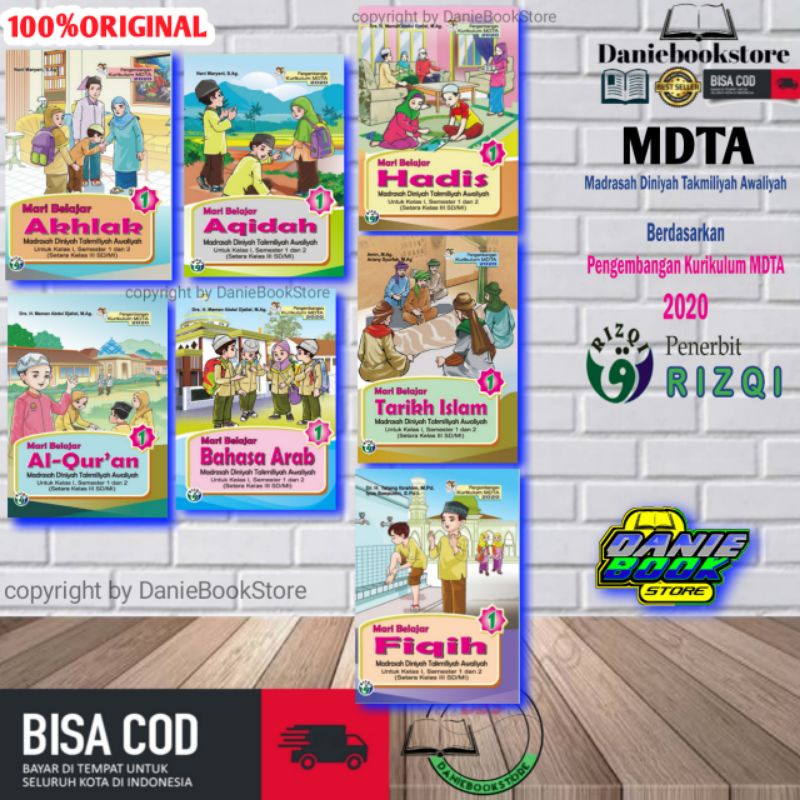 Jual BUKU DTA KELAS 1 (harga 7 mapel ) Madrasah Diniyah Takmiliyah ...