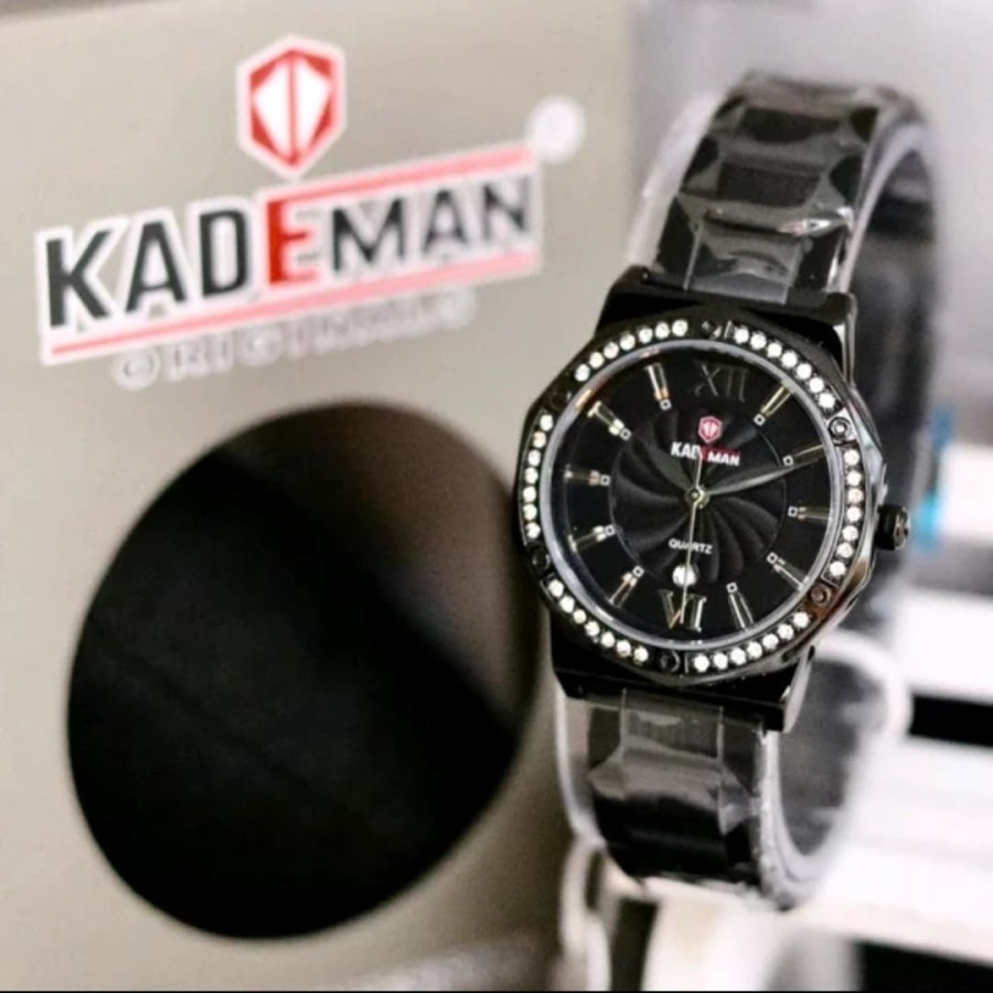 Jual JAM TANGAN WANITA KADEMAN KM-1522 ORIGINAL | Shopee Indonesia