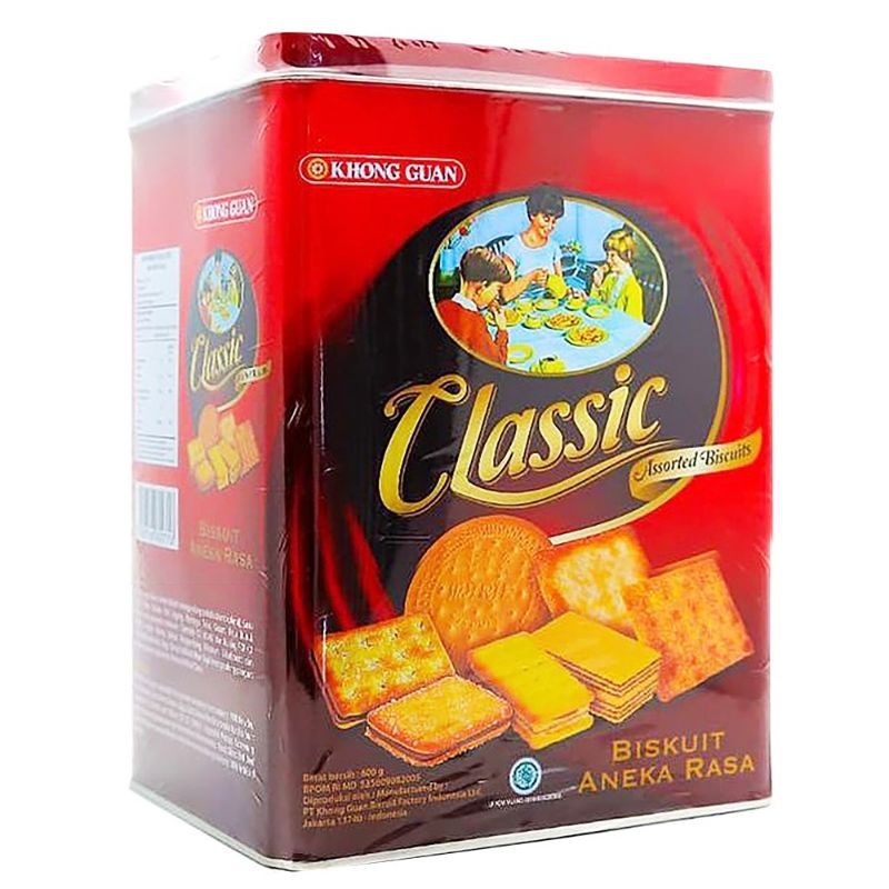 Jual KHONG GUAN Classic Assorted Biscuits 600gr | Shopee Indonesia