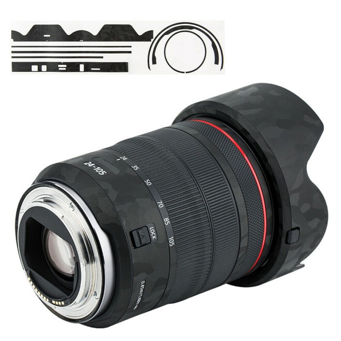 Jual JJC KS-RF24105F4SK Shadow Black Sticker for Canon RF 24-105mm f4L ...