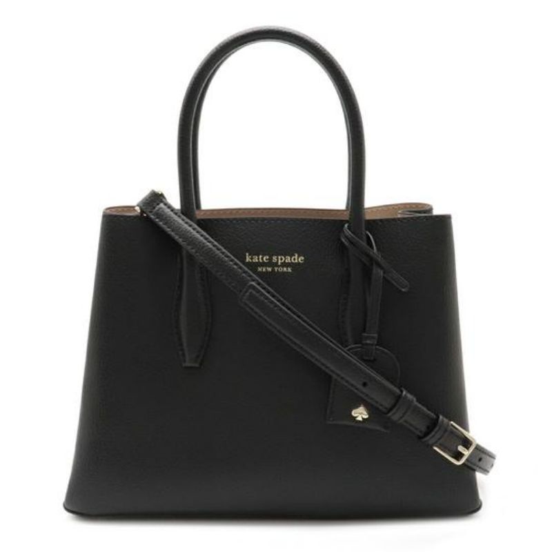 Jual Kate Spade Small Satchel Eva Black | Shopee Indonesia