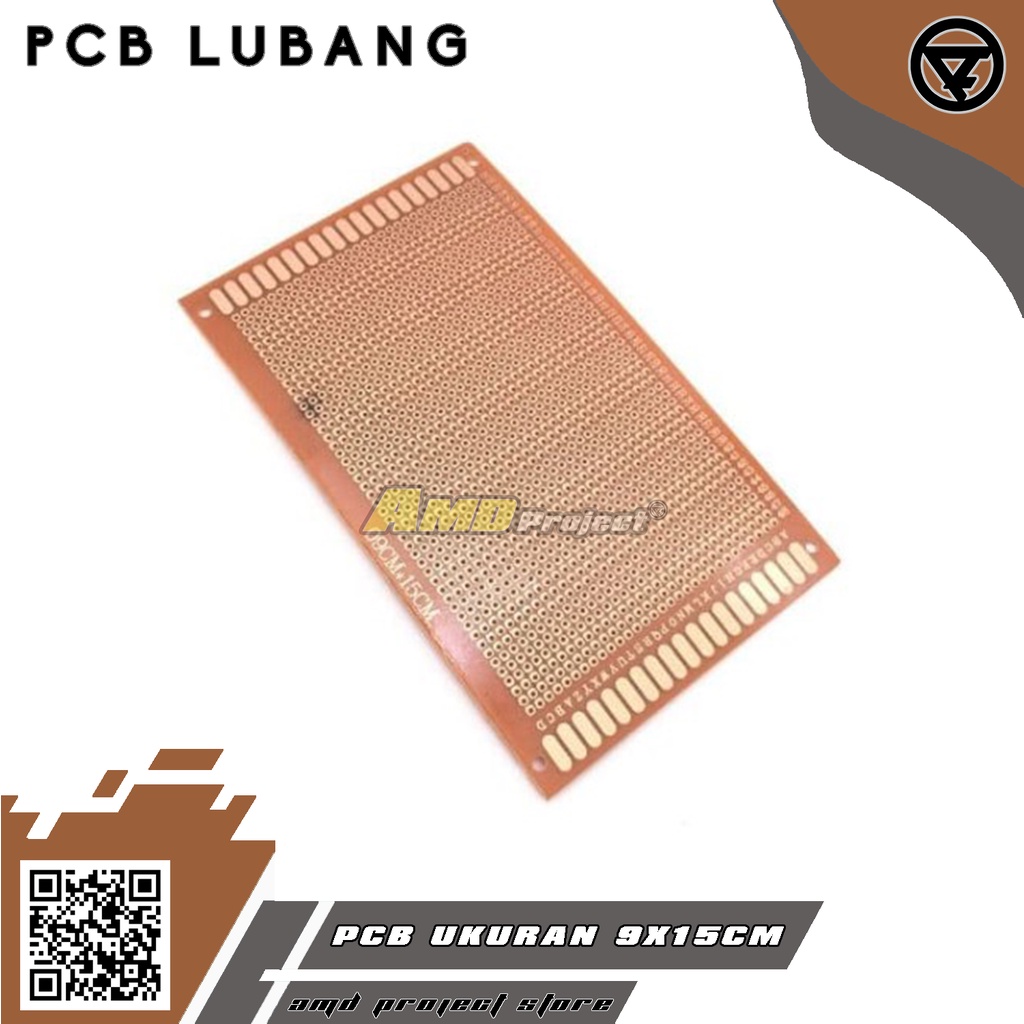 Jual PCB Lubang 9x15cm Universal Matrix Papan Lobang 9x15 9*15 cm Board ...