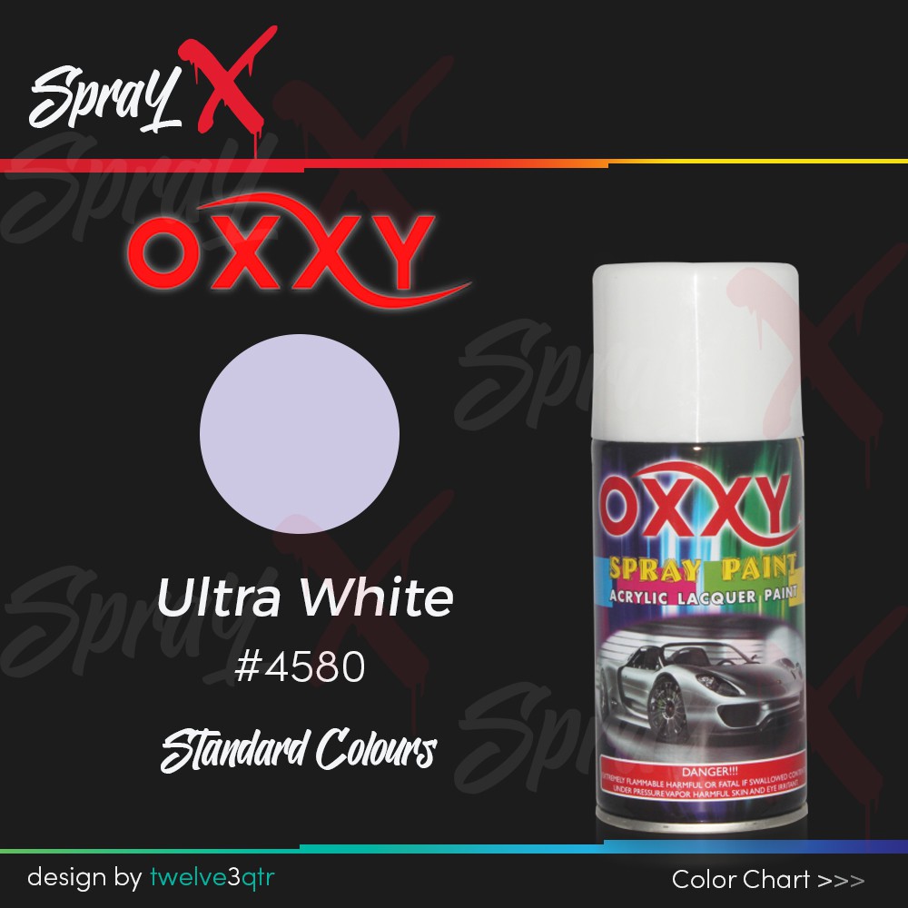 Jual OXXY STANDARD ULTRA WHITE 4580 / PUTIH ULTRA #4580 300ML - CAT ...