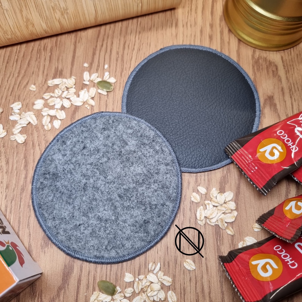 Jual Coaster / Tatakan Gelas / Felt Coaster / Coaster Round / Oval ...