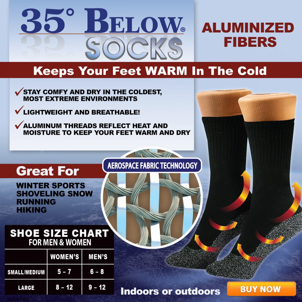Jual 35 below socks As Seen TV -Kaos Kaki Penghangat | Shopee Indonesia