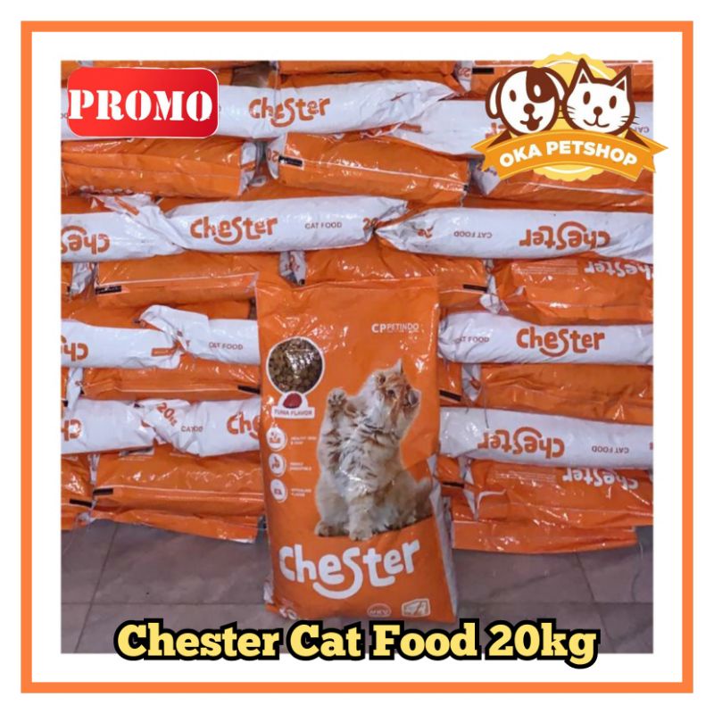 Jual Makanan Kucing Chester Tuna 20kg - Chester Tuna - Dry Cat Food ...