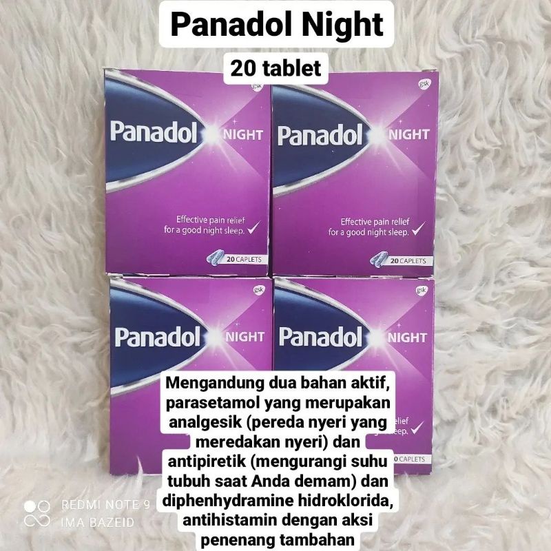 Jual Panadol night Saudi 20 tablet panadol arab | Shopee Indonesia