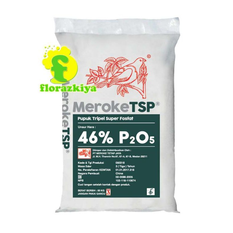 Jual Pupuk Tripel Super Fosfat P2O5 MerokeTSP Kemasan Original Repack ...
