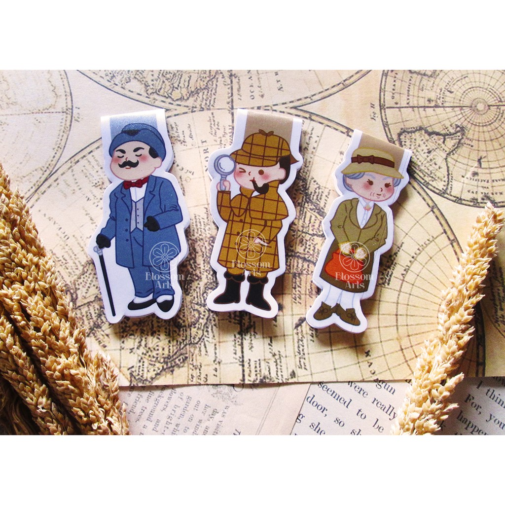 Jual Classic Detectives Bookmark Magnetic Set | Shopee Indonesia