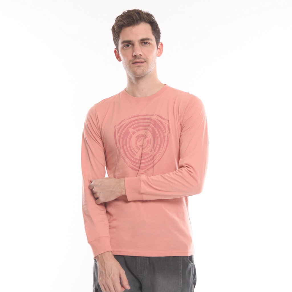 Jual PLANET SURF CLOTHING Kaos pria lengan panjang Peach SCHILD 221B ...