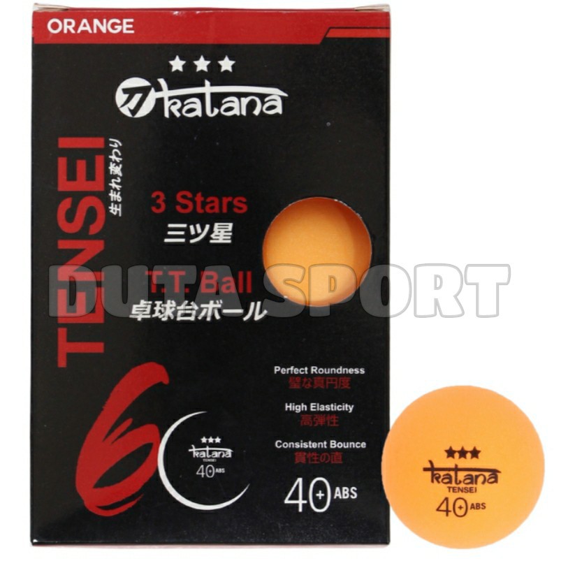 Jual Bola Tenis Meja Pingpong KATANA 3-Star Isi 6 Original | Shopee Indonesia