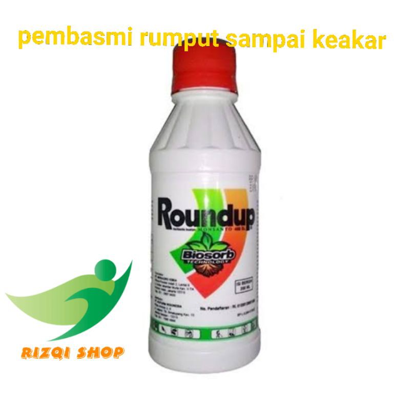 Jual Obat rumput Herbisida Roundup 486SL kemasan 200 ml Termurah ...