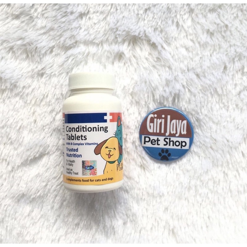 Jual CONDITIONING TABLETS Vitamin Anjing Kucing | Shopee Indonesia