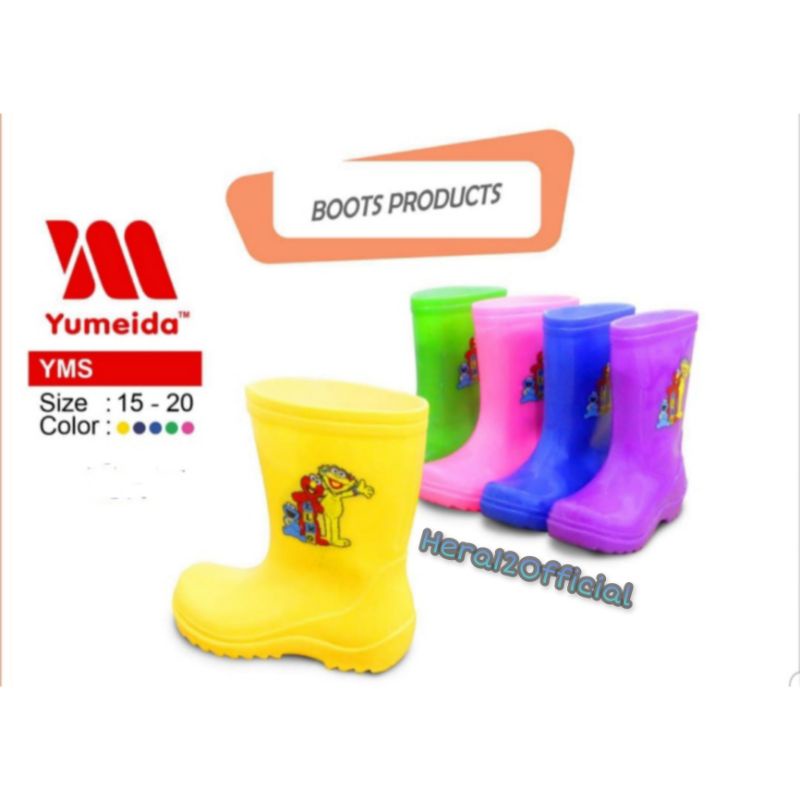 Jual SEPATU BOOTS ANAK KARET ANTI AIR YUMEIDA YMS | Shopee Indonesia