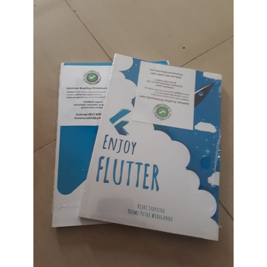 Jual Paket Bundling Buku Flutter (Happy Flutter & Enjoy Flutter) | Shopee Indonesia