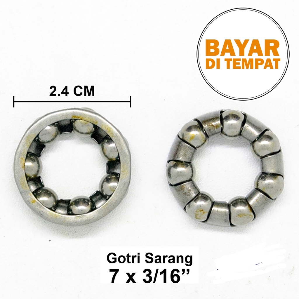 Jual Sarangan pelor gotri lahar roda depan sepeda anak 7 x 3/16 3/16x7 ...