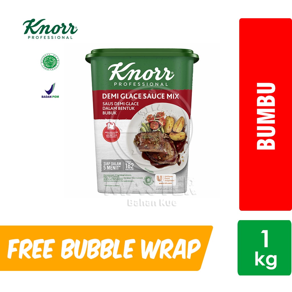 Jual Knorr Demi Glace Sauce Mix / Saus Demi Glaze Bentuk Bubuk [Toples 1 kg] | Shopee Indonesia
