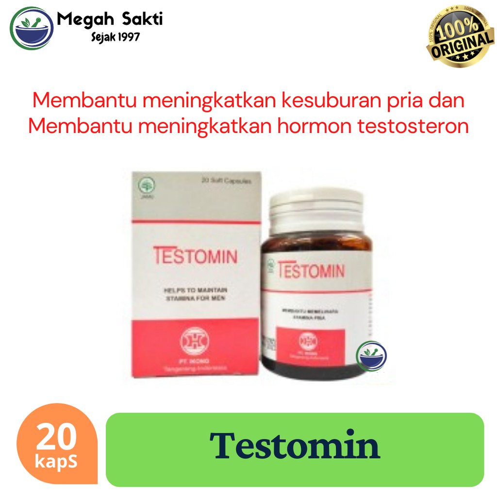 Jual Megah Sakti - Testomin - Vitamin Hormon- Kesuburan & Stamina Bagi ...