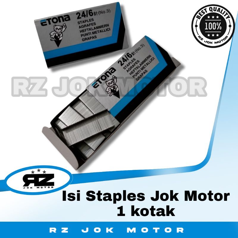 Jual Isi Staples Stapler Hekter Jok Motor Harga 1Kotak | Shopee Indonesia