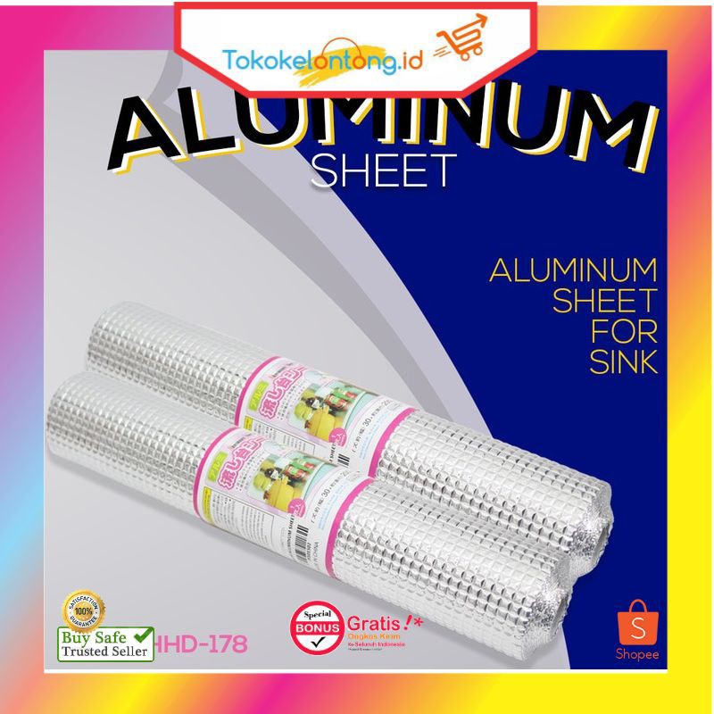 Jual Lembaran Aluminium Sheet Alas Laci Lemari | Shopee Indonesia