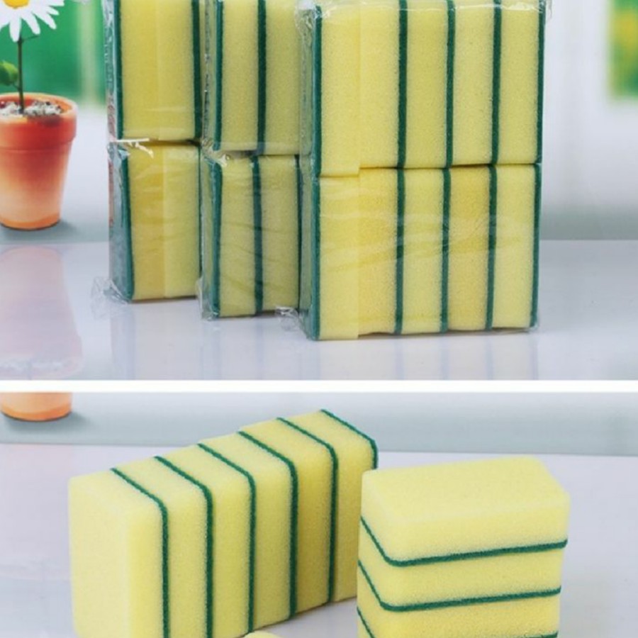 Jual Busa cuci piring spons spon cuci panci wastafel 2 SISI kasar dan ...