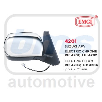 Jual Spion Emgi Suzuki APV Hitam Elektrik | Shopee Indonesia