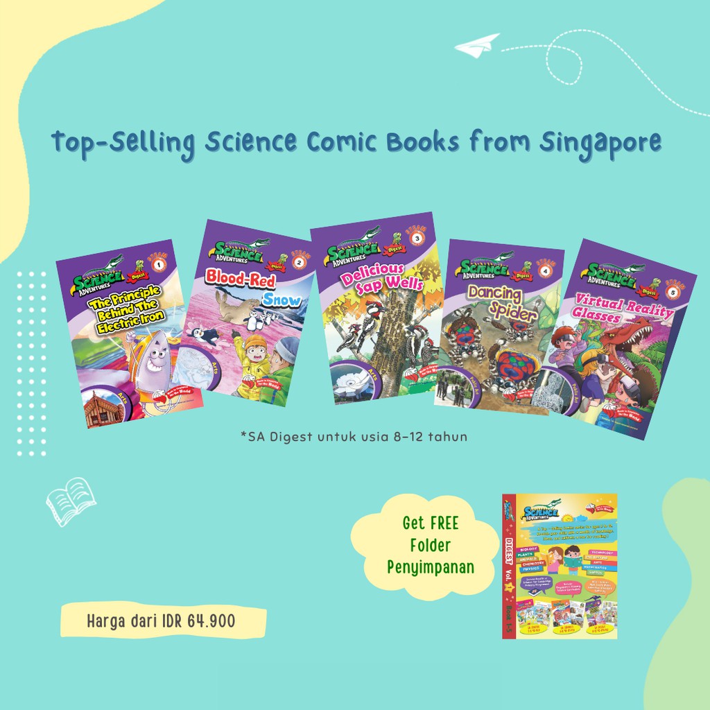 Jual Buku Science Adventures Digest (8 - 12 tahun) - 1/2 Set (Buku 1 ...