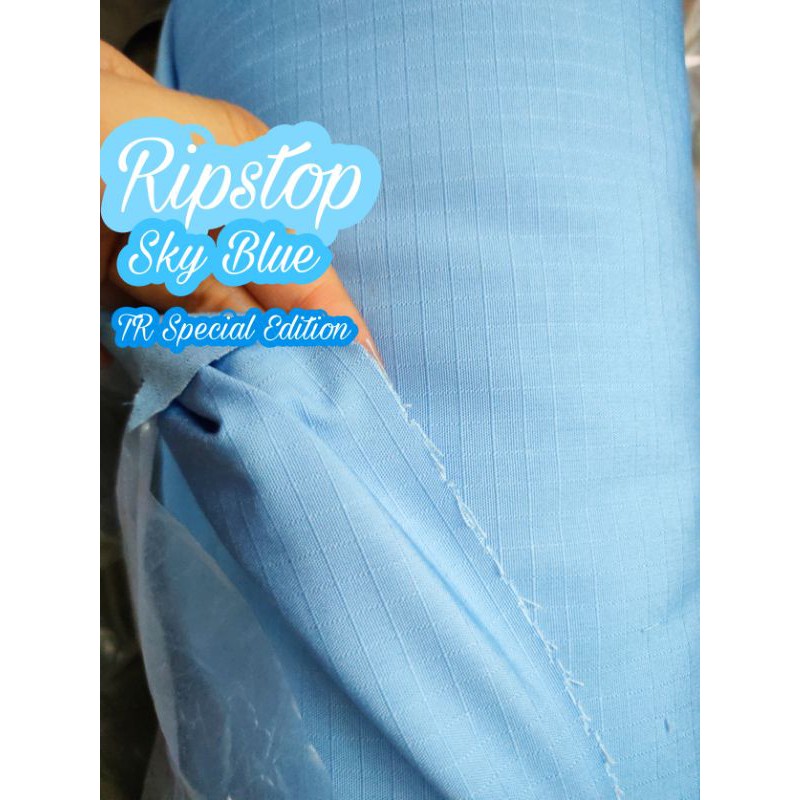 Jual BAHAN KAIN RIPSTOK RIPSTOP ribstok ribstop KOTAK TR PREMIUM BIRU ...