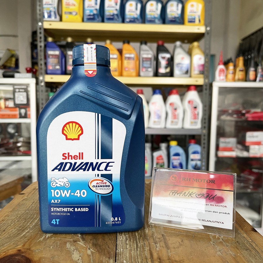 Jual Oli Motor Shell Advance AX7 (10W-40) (0.8L) | Shopee Indonesia