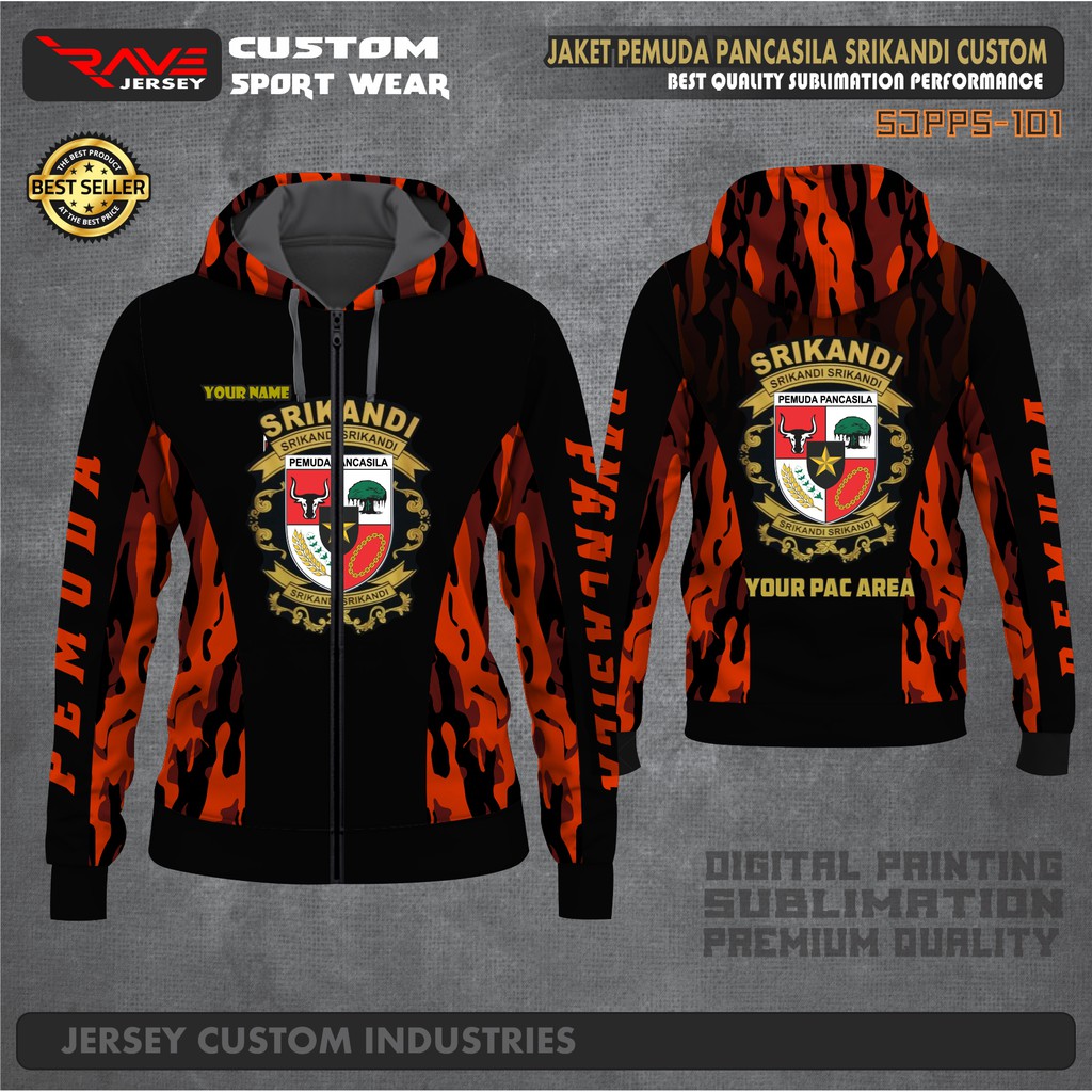 Jual JAKET PEMUDA PANCASILA SRIKANDI FULL PRINTING SUBLIM PREMIUM ...
