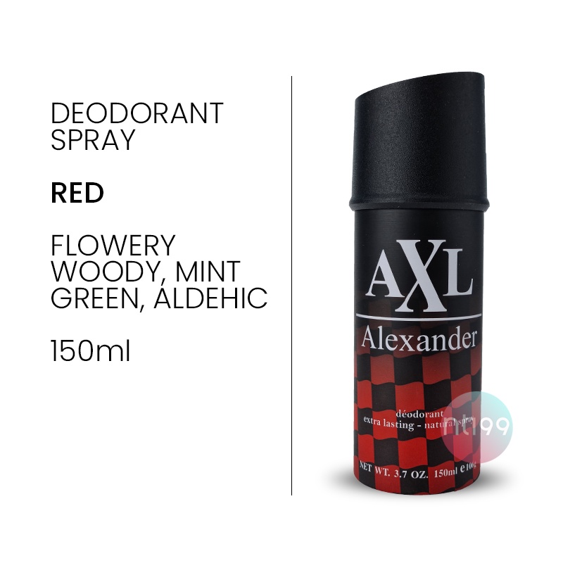 Jual AXL Alexander Deodorant Spray 150ml BPOM | Shopee Indonesia